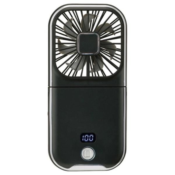 ユアサプライムス ハンディファン　GEAR FAN（ギアファン） YM-702HS(H) グレー・安全性の高い準個体電池搭載・ハンディ・首掛け・卓上・スマホスタンド・モバイルバッテリーの5Way仕様・モバイルバッテリー機能