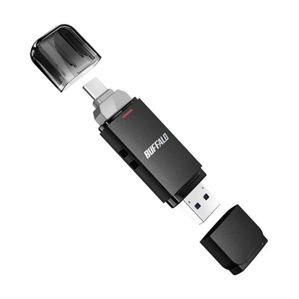 【発売日：2025年09月15日】バッファロー（Buffalo） スティック型SSD　SSD-SDU3シリーズ　250GB SSD-SD250U3-BA ブラック【数量限定・未開封店頭在庫】・スマホで撮ってSSDへ保存、パソコンにも高速移行...