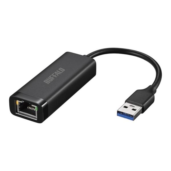 【発売日：2026年02月05日】バッファロー（Buffalo） Giga対応 Type-A USB 3.2 (Gen1)用 LANアダプター LUA6-U3-AGTE-BK ブラック・ＬＡＮポートのない機器を有線ＬＡＮ環境へ・ＵＳＢ　３．...