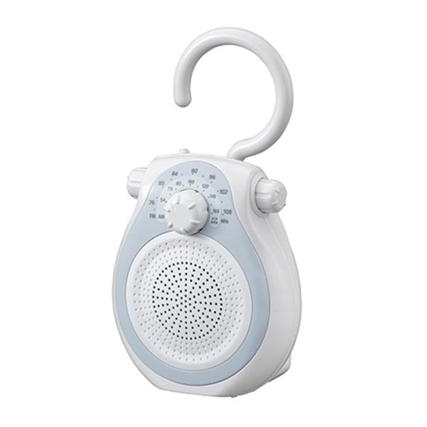 【発売日：2024年11月01日】小泉 シャワーラジオ SAD-7715/A ブルーお取寄せ時納期目安：2026年1月下旬以降（12/26現在）<b><u>※電池別売（アルカリ）単４×４本</u><...