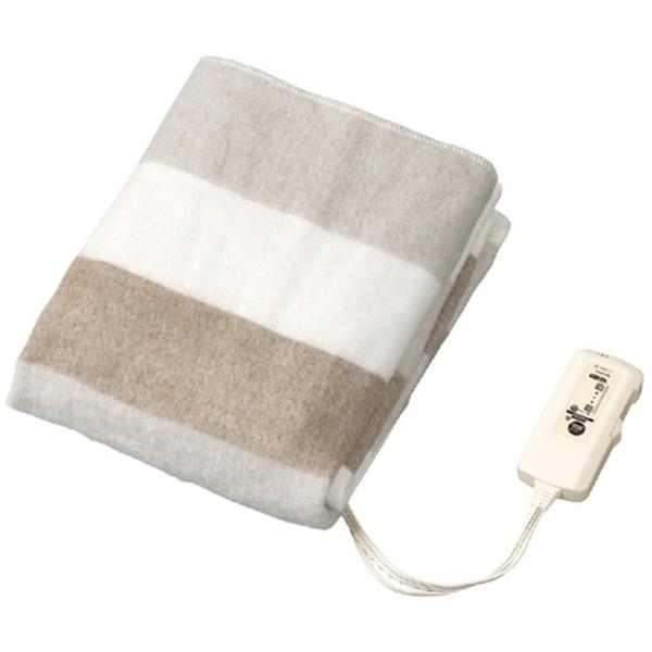 小泉 電気敷毛布 KDS-50258T 【数量限定・未開封店頭在庫】・快眠タイマー搭載・毛布部分水洗いOK／消費電力50W・頭寒足熱配線／ダニ退治／抗菌防臭加工／室温センサー