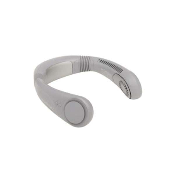 ELAiCE（エレス） iFan Collar Ice 2（アイファン カラー アイス 2） IF-COIC26GY グレー・ペルチェ式冷却プレート搭載・髪の毛を巻き込みにくい安全設計・フィット感を高めるフレキシブルなネックバンド採用