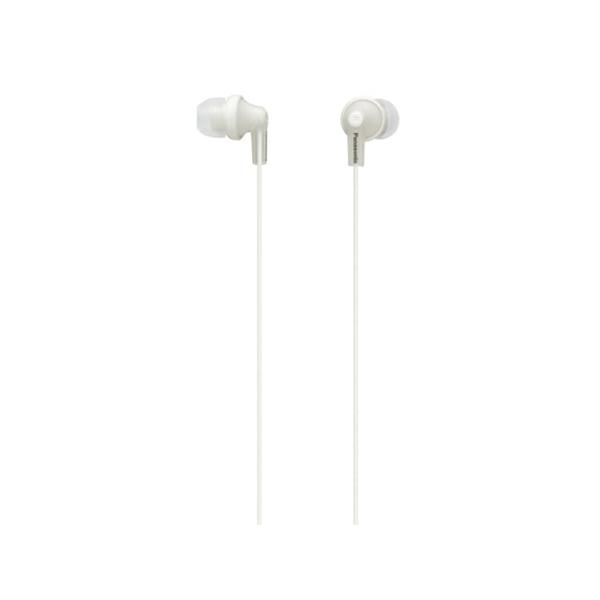 Panasonic（パナソニック） インサイドホン RP-HJE150-W ホワイト・装着感と気密性を高める楕円形状ポートを採用・3サイズのイヤーピース・からみ防止スライダー