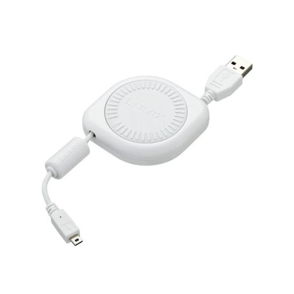 【発売日：2012年06月28日】Panasonic（パナソニック） ＵＳＢ接続ケーブル DMW-USBC1 ホワイトお取寄せの場合の納期目安：3月下旬以降（3/6現在）・いつでも手軽に充電　ＬＵＭＩＸ専用ＵＳＢケーブル・コンパクトに収納で...