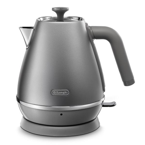 デロンギ 電気ケトル KBIN1200J-S シルバーお取寄せの場合の納期目安：4月上旬以降（2/20現在）・パールカラーと美しいデザインが特徴のディスティンタ・ペルラ コレクション・コンパクトで使いやすい1.0Lサイズ・見やすい水量計と空...