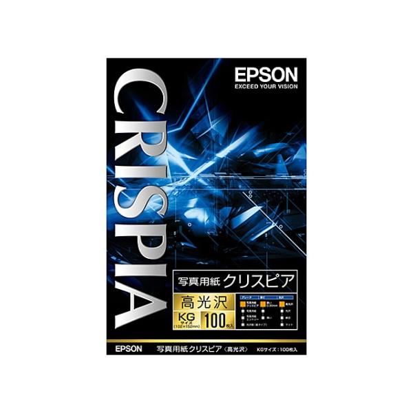 【発売日：2009年07月23日】EPSON（エプソン） 写真用紙クリスピア＜高光沢＞ KKG100SCKR KGサイズ（102×152mm）/ 100枚入お取寄せの場合の納期目安：6月中旬以降（4/30現在）・美しい光沢感と透明感あふれる...