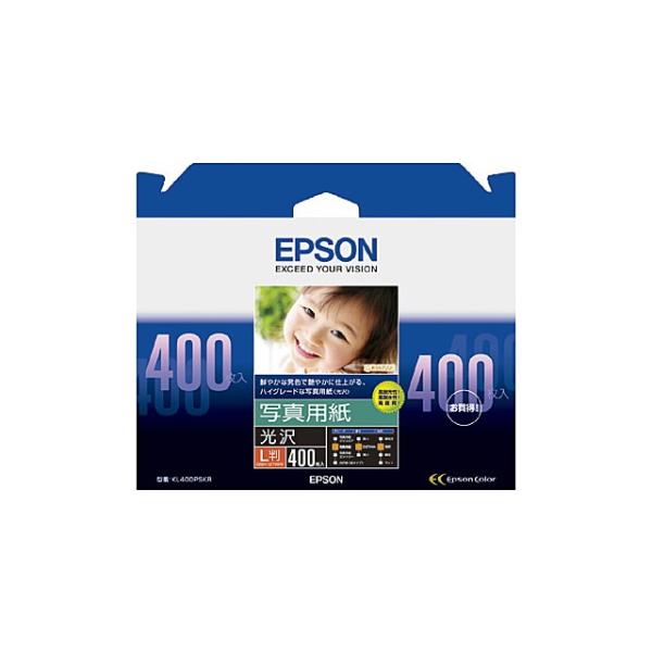 【発売日：2008年08月20日】EPSON（エプソン） 写真用紙＜光沢＞ KL400PSKR L判サイズ（89×127mm）/ 400枚入お取寄せの場合の納期目安：4月中旬以降（4/3現在）・今までにない優れた耐光性・耐水性を実現、いつま...