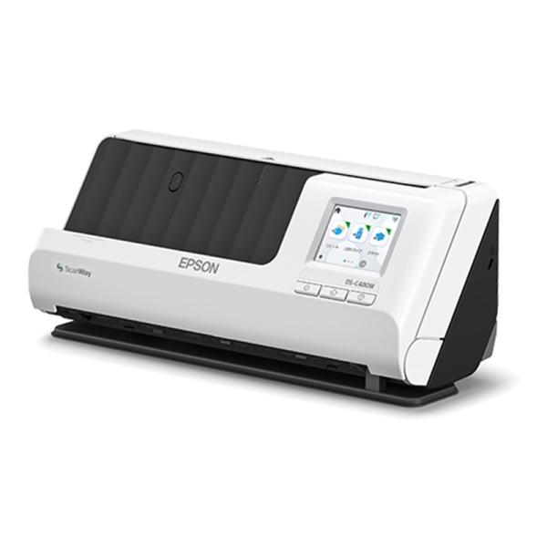 【発売日：2023年07月06日】EPSON（エプソン） A4ドキュメントスキャナー DS-C480W ・Uターン給紙採用で、設置も操作もコンパクトに。・PCレスで「スキャンして送信」を実現し、通帳もパスポートもスキャン可能。・無線LANで...