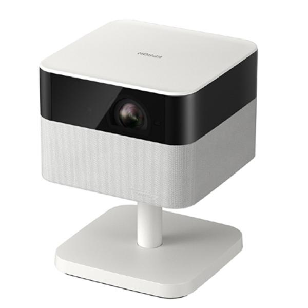 【発売日：2025年10月23日】EPSON（エプソン） 家庭用プロジェクター　Lifestudio Flex EF-71 ・インテリアに個性を添える、洗練されたデザイン・フット付きで自由自在に角度調整ができる・Google TV内蔵で、S...