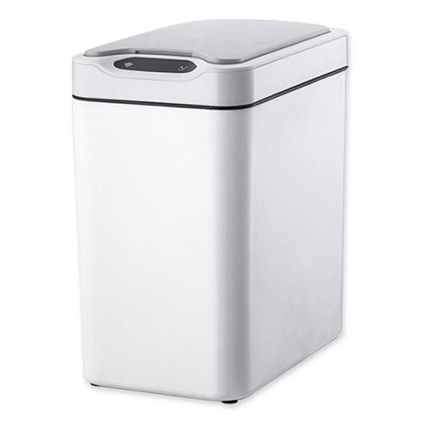 オーロラ 全自動ゴミ箱 PDB012 <b><u>※電池別売（アルカリ）単３×３本</u></b>・赤外線センサー搭載。ゴミ箱に近づけると自動開閉。