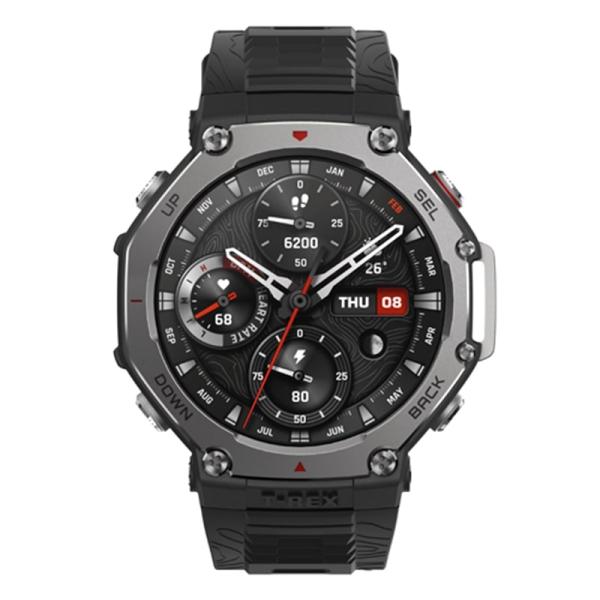 Amazfit（アマズフィット） T-Rex 3 オニキス BK SP170069-C218 BLACKお取寄せ時納期目安：2026年2月上旬以降（12/26現在）・非常に大きく明るいディスプレイと軍用規格のボディ