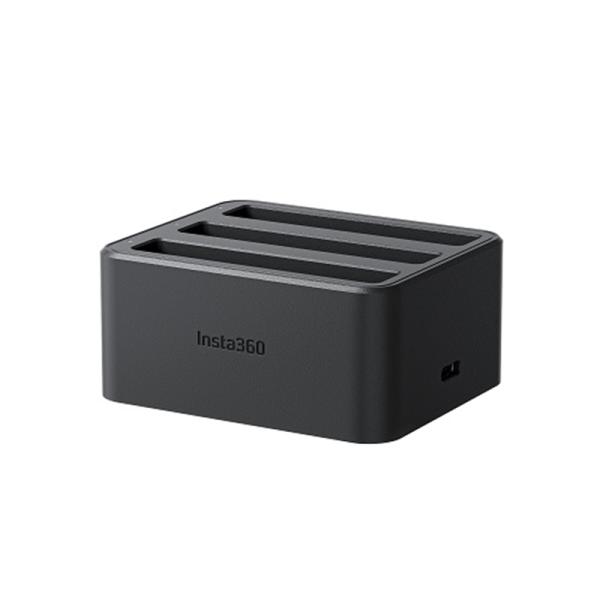 【発売日：2024年04月16日】insta360（インスタ360） Insta360 X4 高速充電ハブ CINSBBMJ ・一度に最大3個のバッテリーを安全に充電可能。各スロットは独立しているため過充電を防ぎます。・PD急速充電に対応し...