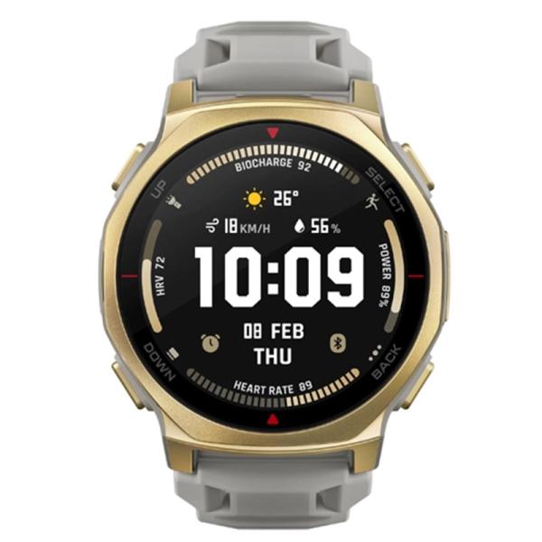 【発売日：2025年11月28日】Amazfit（アマズフィット） スマートウォッチ　T-Rex 3 Pro 44mm SP170079-C243 アークティックゴールド納期目安：2月上旬以降（1/9現在）・チタンに宿る力、あらゆる道を制覇する。