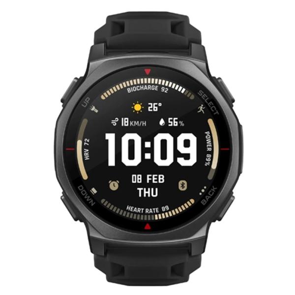 【発売日：2025年11月28日】Amazfit（アマズフィット） スマートウォッチ　T-Rex 3 Pro 44mm SP170079-C239 タクティカルブラック・チタンに宿る力、あらゆる道を制覇する。