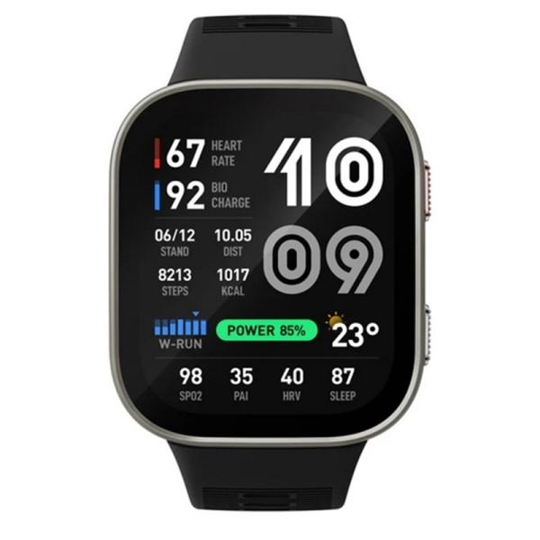 Amazfit（アマズフィット） Amazfit Bip Max SP170085-C24 シルバー・大きなモニターで見やすい、画面が明るくて太陽の下でもしっかり見える。・高度な心拍モニタリングでより正確な健康管理。データ容量４GBで地図や...