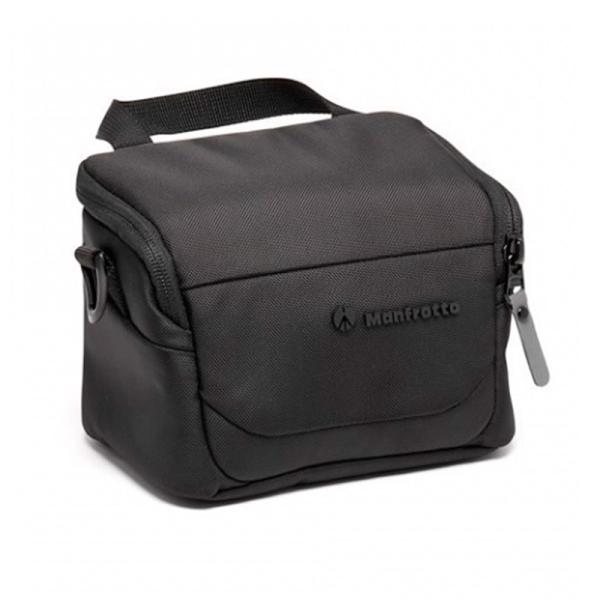 マンフロット Advanced ショルダーバッグ XS III MB MA3-SB-XS ブラック・コンパクトミラーレスカメラと交換レンズを収納・中の仕切を調節してカスタマイズが可能・ベルトループと、取り外し可能なショルダーストラップ付き、...
