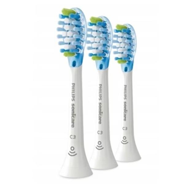 PHILIPS（フィリップス） 替ハブラシ（プレミアムクリーンＲＦＩＤ／レギュラー３本） HX9043/67 ホワイトお取寄せの場合の納期目安：2月中旬以降（1/9現在）・簡単にはめ込みできるブラシヘッド・ブラシヘッド認識機能対応・レギュラ...