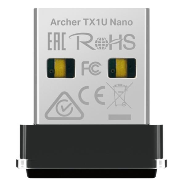 【発売日：2025年04月10日】TP-Link（ティーピーリンク） AX300 Nano USB Wi-Fi 6子機 Archer TX1U nano ・高速Wi-Fi 6・ナノデザインだから持ち運びラクラク・かんたん設定