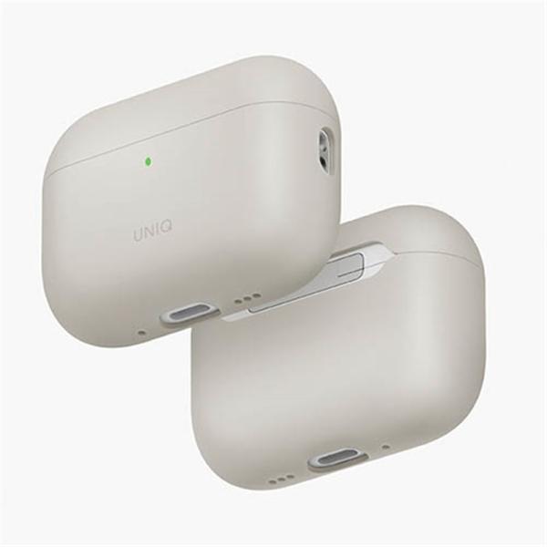 UNIQ（ユニーク） AirPods Pro 3用 ケース　 Lino  Liquid Silicone Case UNIQ-AIRPODSPRO3-LINOBEGIVY BEIGE IVORY・ニュアンスカラーを採用・滑らかで心地よい手触...