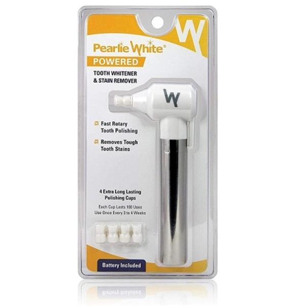 パーリーホワイト 電動ステインリムーバー POWERED 【数量限定・未開封店頭在庫】・歯のホワイトニングに・自宅で出来るホワイトニング・着色汚れをしっかり除去