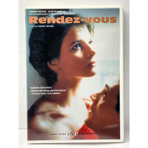 Rendez-vous 英語版In her first major screen role, AcademyAward? winner Juliette Binoche(THE ENGLISH PATIENT) gives a raw an...
