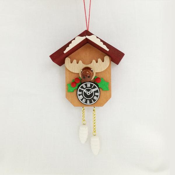☆☆ 商品詳細 ☆☆Cuckoo Clock With Elkシリーズ:オーナメントサイズ: 11cm x 6.5cmかっこう時計と鹿のクリスマスオーナメント。材　質:木製原産国:ドイツ (Germany)製造：CHRISTIAN ULBR...