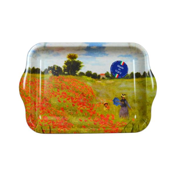 ＜商品詳細＞シリーズ:イタリア製 NUOVA R2S アートトレー（小）モネ ひなげしティータイムに丁度良いサイズの小さめのトレーです。調味料置き、文具入れ、玄関の鍵置きなど、インテリアとしても活躍するおしゃれなトレーです。●サイズ:14....
