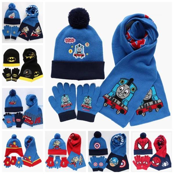 機能性とデザイン性を兼ね備えて、秋冬コーデのアクセントになれる小物☆おしゃれながら防寒対策にもピッタリ♪素材:アクリル+ナイロン商品内容:帽子+手袋+マフラーサイズ(cm)：帽子:頭周り50-55cm（伸縮性あり）　目安年齢：2?12歳マフ...