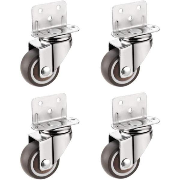 当社のキャスターは、摩擦係数を低減し、回転速度を上げ、360度回転し、デッドアングルステアリングがなく、TPE環境保護ゴムがタイヤを囲み、静かに地面を保護する最新の転がり軸受設計を使用しています 安定した耐荷重、単輪荷重、1インチの容量は1...