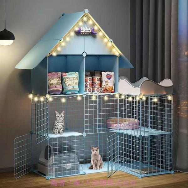 2023 父の日ペットケージ キャットケージ 2段 ステップ台 ジョイント式 猫ケージ 猫 キャット 軽量 ケージ ペット ゲージ 犬小屋 ペットフェンス