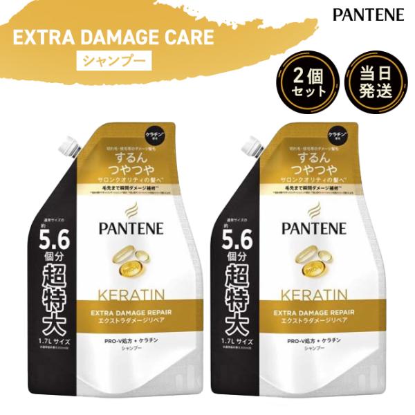 ●サロンクオリティの髪へ ** なめらかさのこと。●グレードアップしたプロビタミン配合処方(パンテノール:浸透性保湿成分)で、ダメージ補修成分が内側まで浸透。●超特大 1.7L サイズ通常サイズ ** の約5.6個分** 通常詰め替え300...