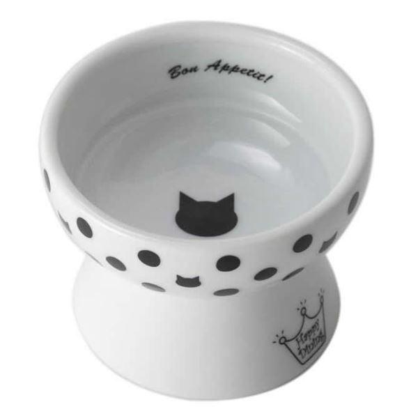 【商品名】 D-culture ハッピー おやつ皿 水玉 【ペット用品】