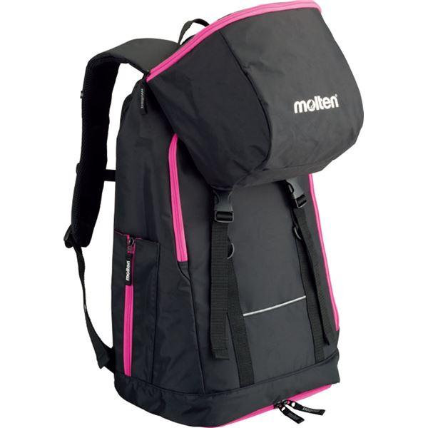 【商品名】 【モルテン Molten】 ミニバス用 バックパック/鞄 【ブラック×ピンク】 容量34L 幅35cm LB0032KP 〔運動 スポーツ用品〕 【ジャンル・特徴】 モルテン Molten ミニバス バスケットボール ミニバスケ...