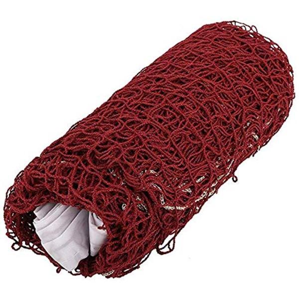 【商品名】 バドミントンネット 検定 日本製 茶色 イザナスロープ