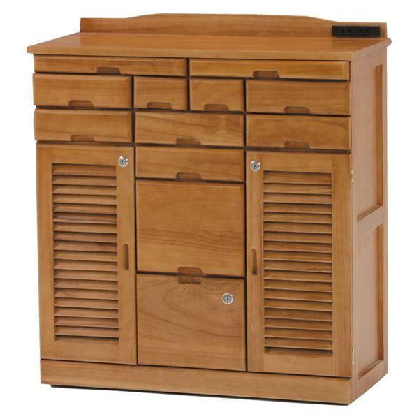 【商品名】 桐製 FAX台/電話台 【ライトブラウン 幅76×奥行32×高さ83cm】 木製 引き出し付き 〔リビング ダイニング 廊下 玄関〕 【ジャンル・特徴】 北欧風 モダン おしゃれ 桐 天然木製 電話台 FAX台 ファックス台 T...