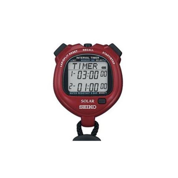 【商品名】 ソーラーストップウォッチ レッド SVAJ103  [ SVAJ103 ]
