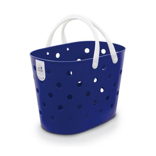 【商品名】 ランドリーバスケット 洗濯かご 約幅45.6cm ネイビー 持ち手付き 持ち運び便利 丈夫 ニュードットEバスケット 洗濯用品 【ジャンル・特徴】 ランドリーバスケット 洗濯かご ランドリー収納 ランドリーボックス ランドリーバ...