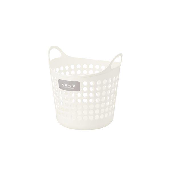 【商品名】 イノマタ化学 コモバスケット L ホワイト 4463 【ジャンル・特徴】 洗濯かご ランドリーバスケット 脱衣かご 洗濯もの 収納 丸