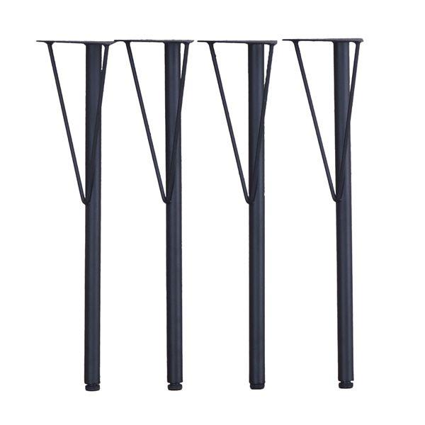 【商品名】 【脚のみ】 ダイニングテーブル用 テーブル脚Y型4本セット ブラック 【ジャンル・特徴】 DIYでオリジナルテーブルを! [ TBK-YN BK ]