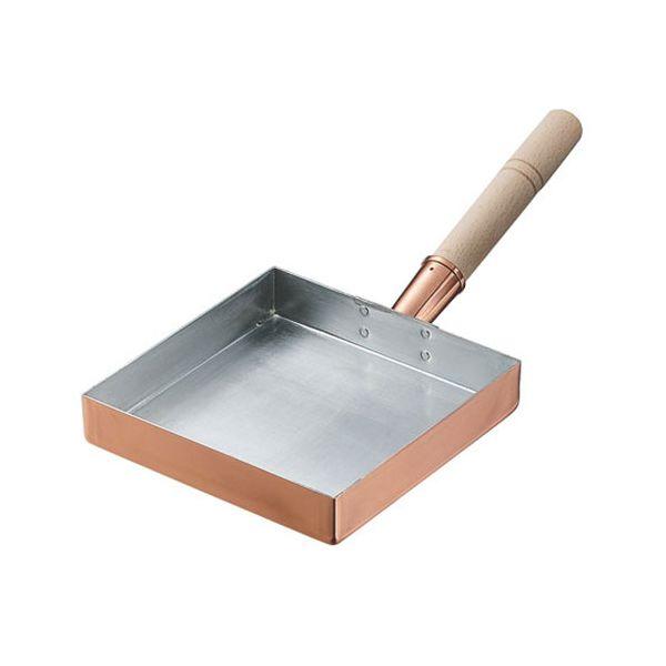 【商品名】 田辺金具 銅玉子焼関東型 サイズ大(21cm) 使うたびによくなじむプロ愛用の逸品 本体底面が正方形 210×210×36mm 日本製 TK-0729 【ジャンル・特徴】 銅玉子焼関東型 21cm [ TK-0729 ]