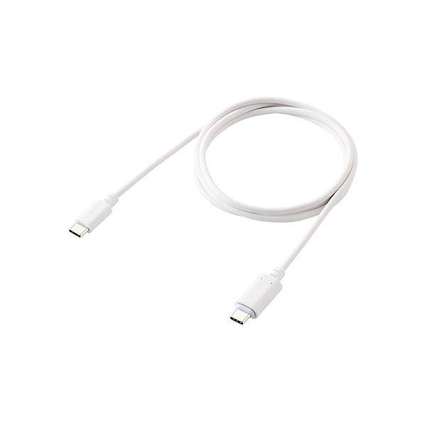 【商品名】 エレコム ピタッとマグネットケーブル USB Type-C TM - USB Type-C 60W 1m ホワイト MPA-CCMA10WH 【ジャンル・特徴】 ピタッとマグネットケーブル  TM - USB Type-C 60...