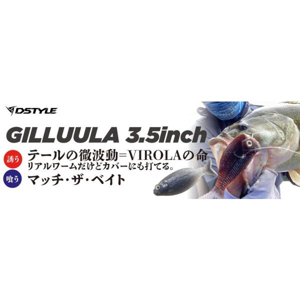 「俺のリアル!!第2弾!!　VIROLA + GILL = "ギル系"の進化系降臨」扁平系ボディのリアルフェイスにリアルアイを搭載。テールはワイドに広がるテールデザイン。 しっかりと水を噛み動き、VIROLA特有のピリピリ系 アクションを継...