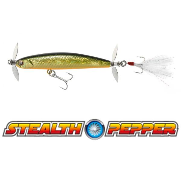 ステルスペッパー70Fは通常では不可能な水面超デッドスローリトリーブや風に漂わすような使い方でも高速に回転し続けるプロップが特徴。プロップが生み出す微細な水流波動と動かない無防備なボディの相乗効果でバスを強烈に誘います。 スイッシャーの命と...