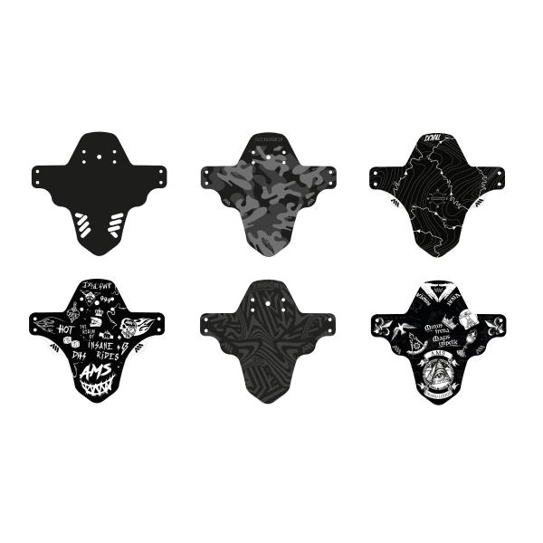 マッドガードはフロントフォークに取付け、あなたを泥や水から守ります。泥、破片、ほこりからフォークのダストシールも保護します。デザインを損なう事なく、前面の保護もするようにデザインされています。■カラー：ブラックホワイト、カモブラック、ホワイ...