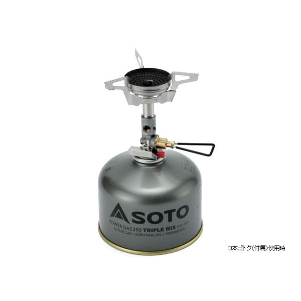 ＜バーナー単体（ゴトクなし）＞■寸法幅90×奥行117×高さ100mm（使用時）幅47×奥行51×高さ88mm（収納時）■重量60g＜標準セット3本ゴトク（トライフレックス）使用時＞■寸法幅90×奥行117×高さ100mm（バーナー＋ゴトク...