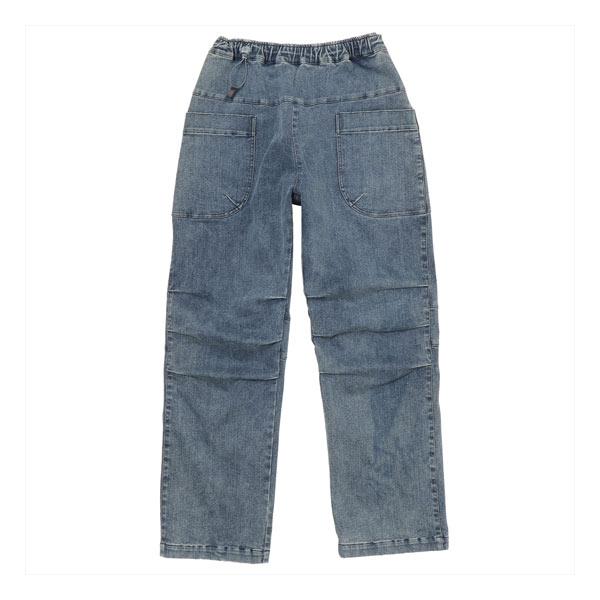 specifications：・ユニセックス・防風、通気、透湿、ストレッチ・通気度2.4 cm3 /cm2 /s・通気性があるので蒸れにくい・秋から春先に最適・ウォッシュド加工による穿き込んだ様な風合い・丈夫なデニム素材を使用・ウェストスト...