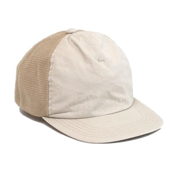 日本の伝統的な生地、手法で仕上げられたテキスタイルを使用している“JAPAN TEXTILE” シリーズです。後部には、メッシュ生地としては珍しい綿素材のメッシュを使用しており、風通しの良さだけでなく、吸水性も兼ね備えています。■頭まわり：...