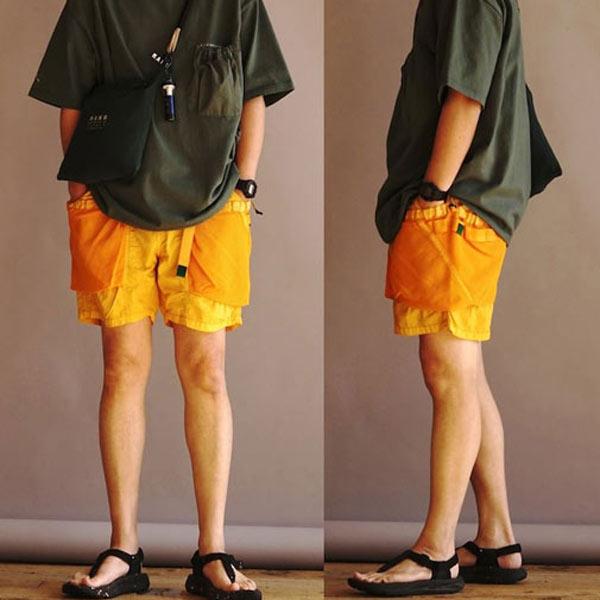 水回りのアウトドアに！「BIKU(魚籠) SHORTS」誕生。メンズ・レディース問わないデザインと機能性がポイントです。夏のアウトドアに最適な機能性ショーツ「BIKU」。海、川、キャンプ、トレラン、フェスで水遊びしても速乾＆水抜け抜群のメッ...