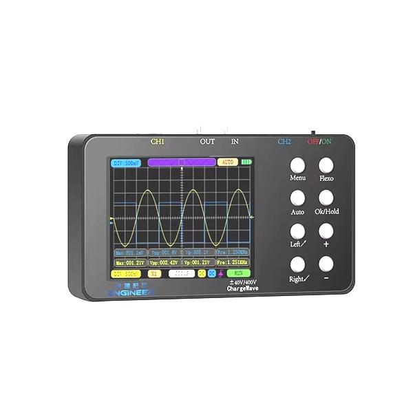 SOC2:Spec*サンプリングレート 、50M/ch*アナログ帯域、DC〜10MHz/ch*ストレージ深度、20Kb*垂直/電圧感度、10mV~10V/div*水平/時間軸 100ns~10s/div*カーソル、垂直, 水平*電流測定 5...
