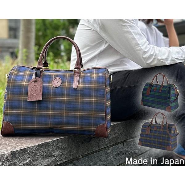 メーカー在庫数の為、リアルタイムで在庫の変動は出来ません。その為、ご注文後の在庫切れの可能性がございます。ご了承頂けるお客様のみご注文をお願い致します。製品についてカジュアルなチェック柄で心も浮き立つボストンバッグ【 商品説明 】◆ 紺色ベ...